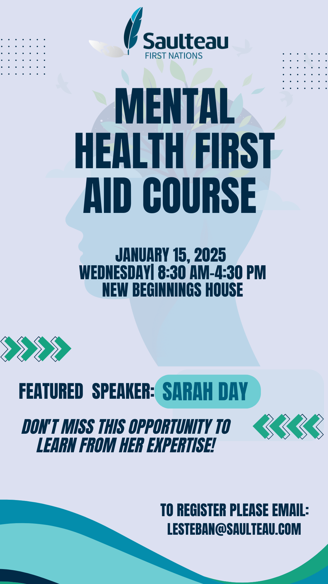 Mental Health First Aid Course! - Saulteau First Nations