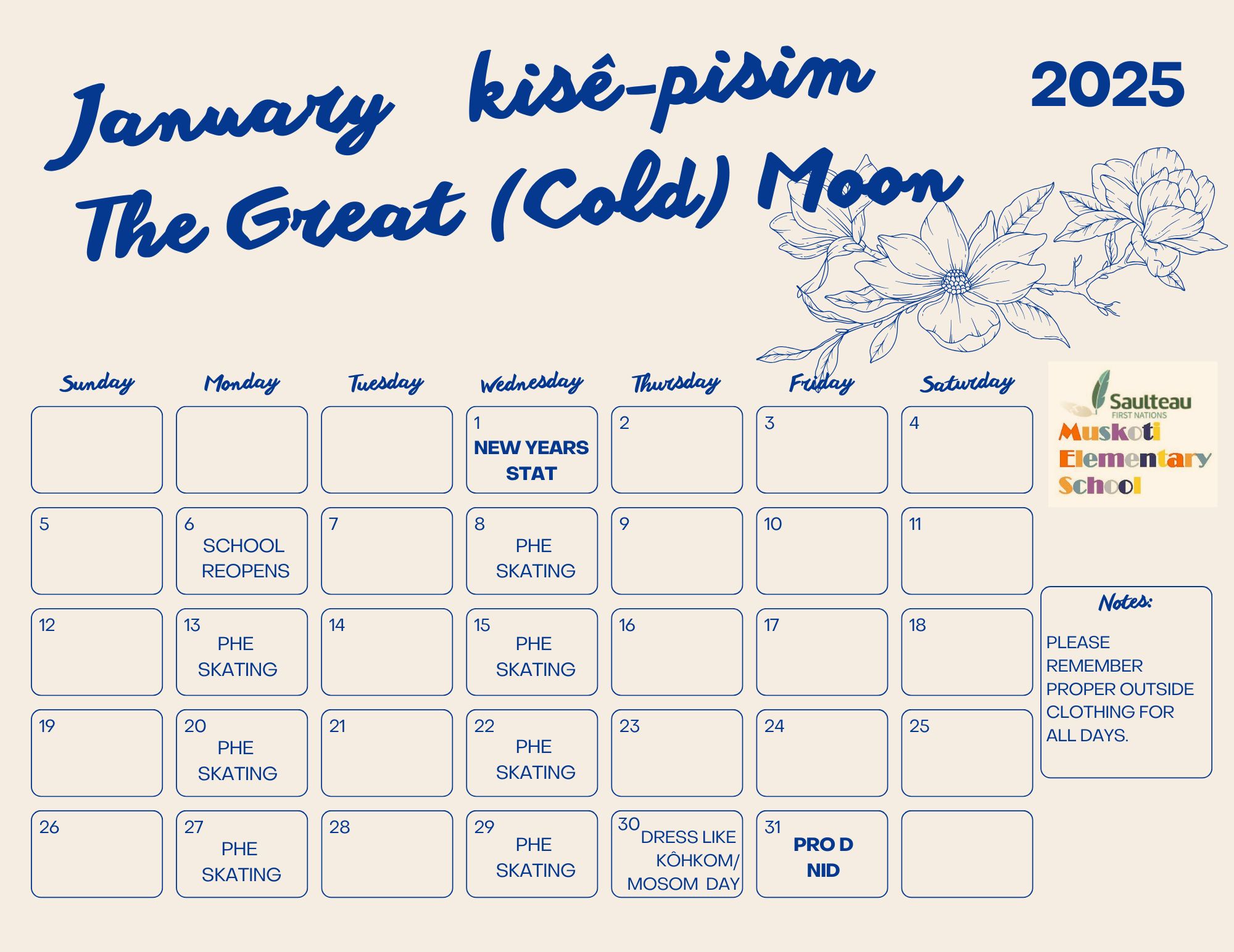 Dress Like Kohkom/Mosom Day - Saulteau First Nations