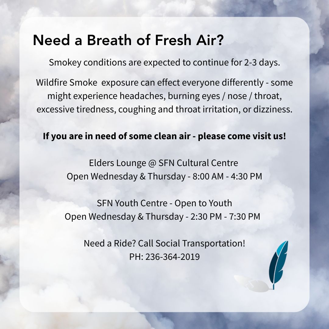 Need a Breath of Fresh Air? - Saulteau First Nations