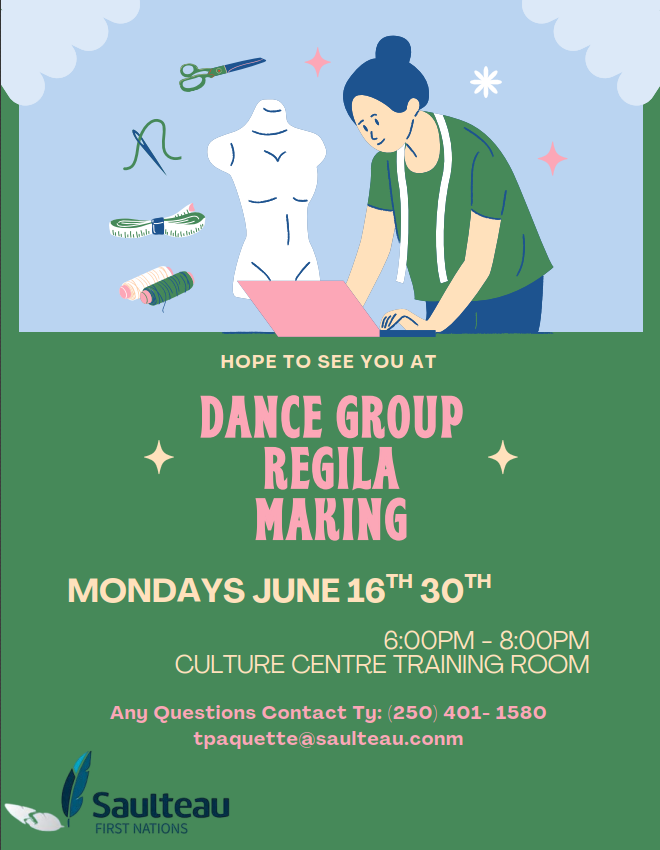 SFN Dance Group: Regalia Making - Saulteau First Nations