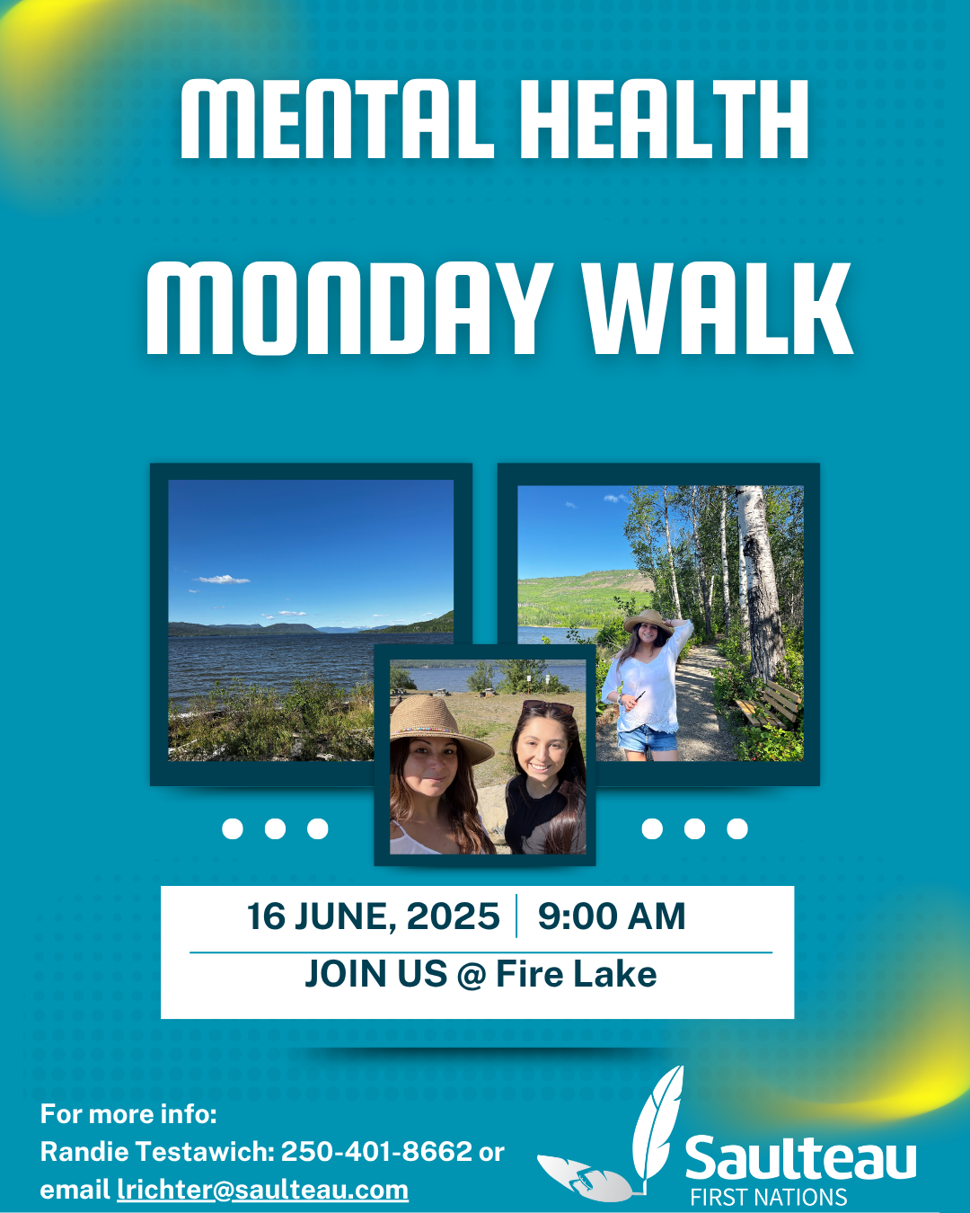 Mental Health Monday Walk! - Saulteau First Nations