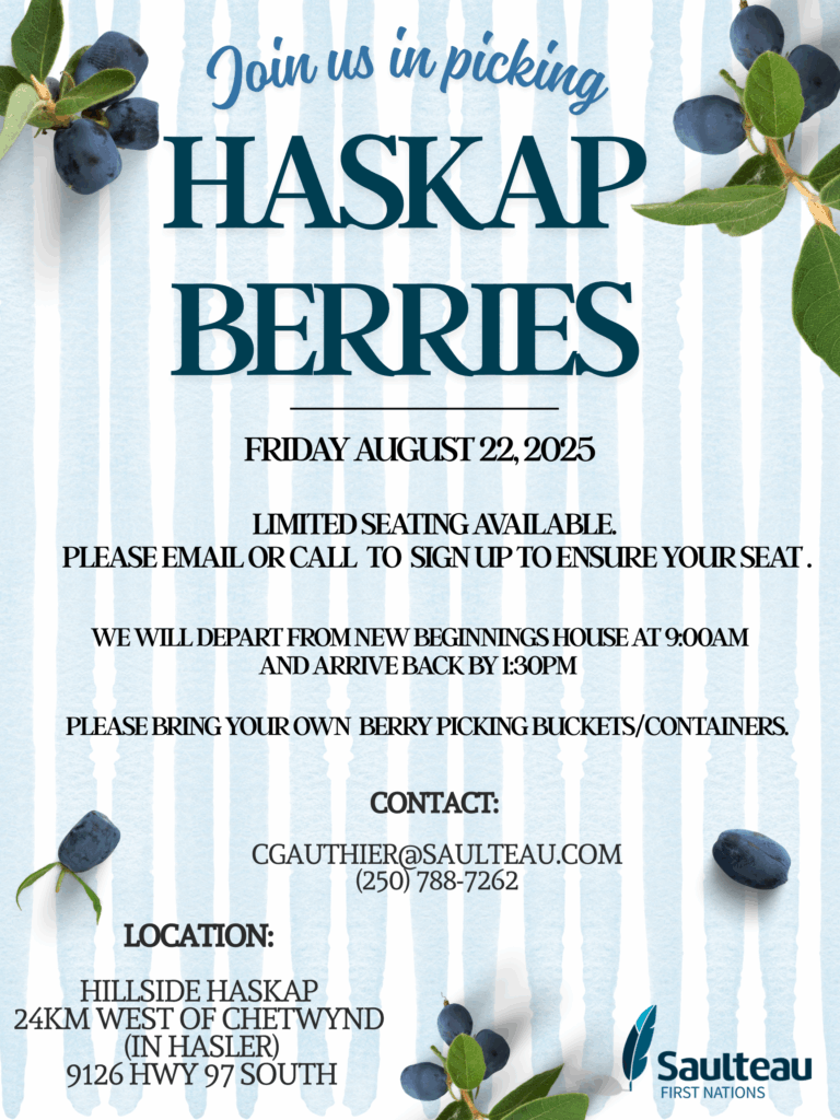 Haskap Berry Picking! - Saulteau First Nations