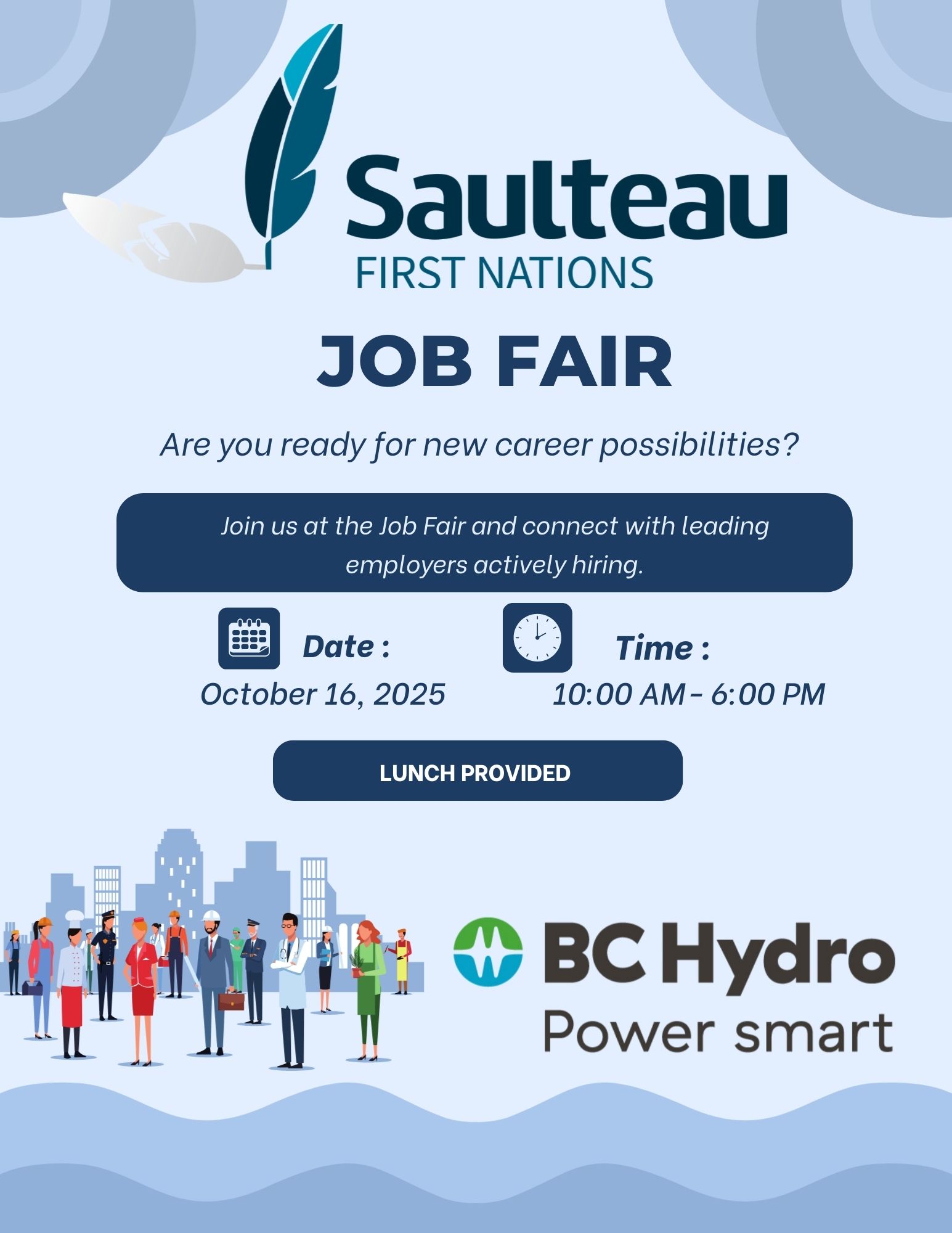 💼 SAULTEAU FIRST NATIONS JOB FAIR – TODAY! 💼 - Saulteau First Nations