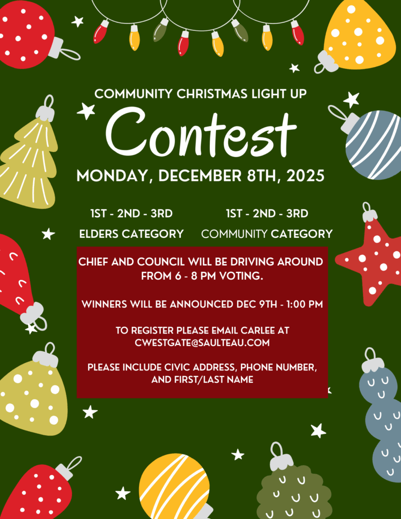 💡 Community Christmas Light Up Contest – December 8, 2025 - Saulteau ...