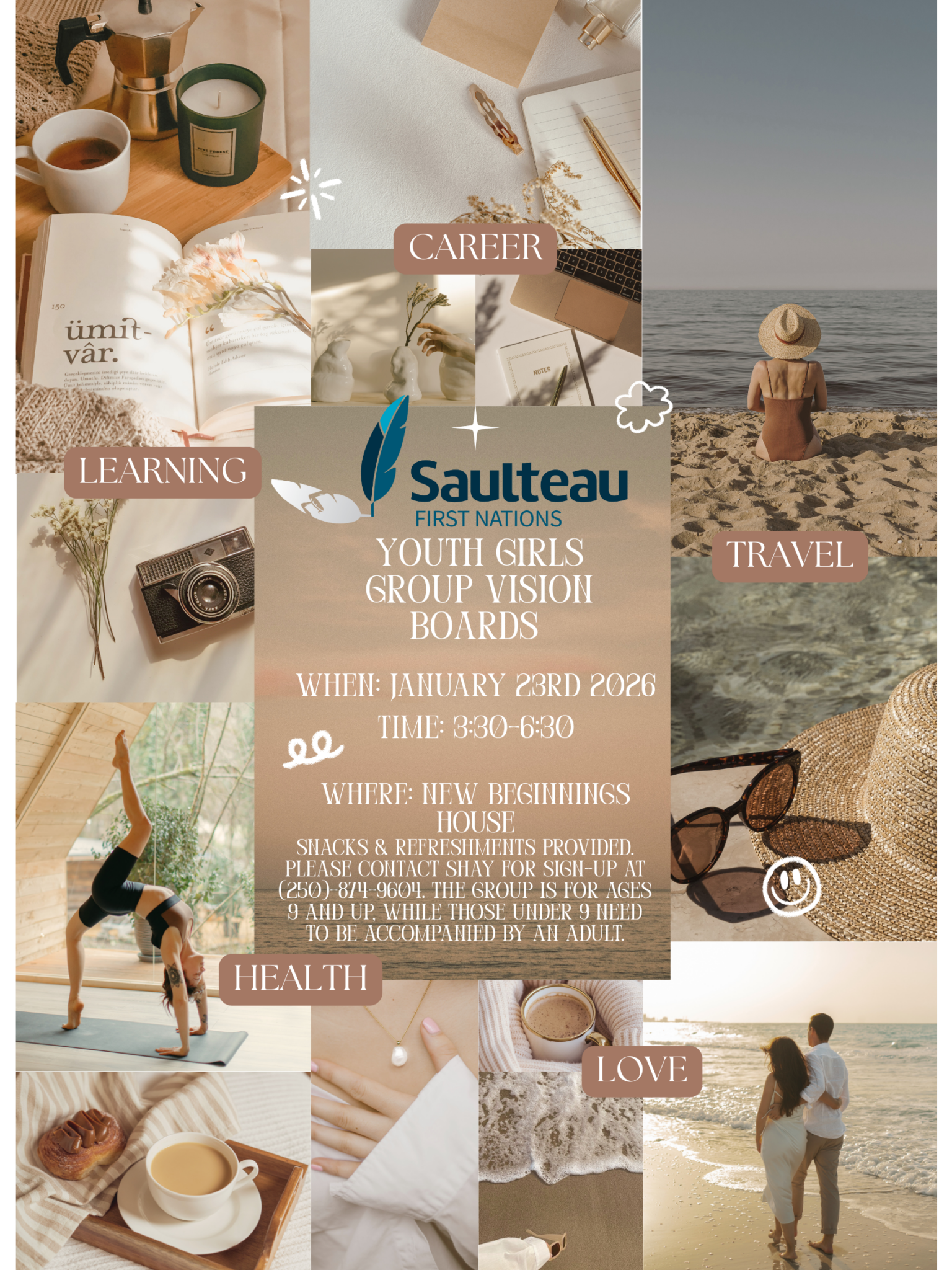 Youth Girls Vision Board! - Saulteau First Nations