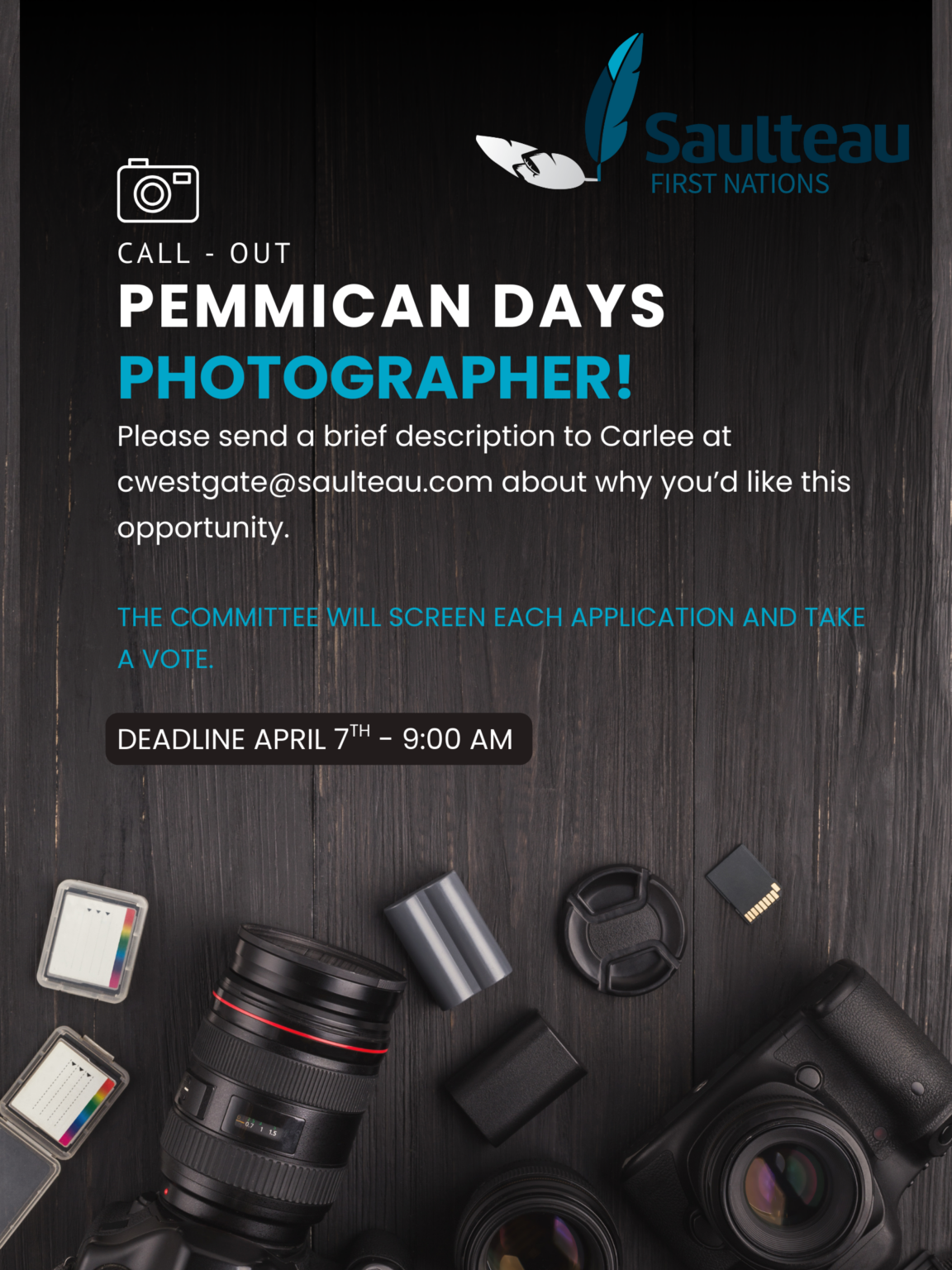 Pemmican Days Photographer Callout! - Saulteau First Nations